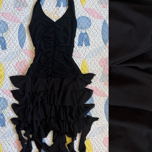 Jump | Dresses | Y2k Ruffle Halter Neck Jump Dress | Poshmark